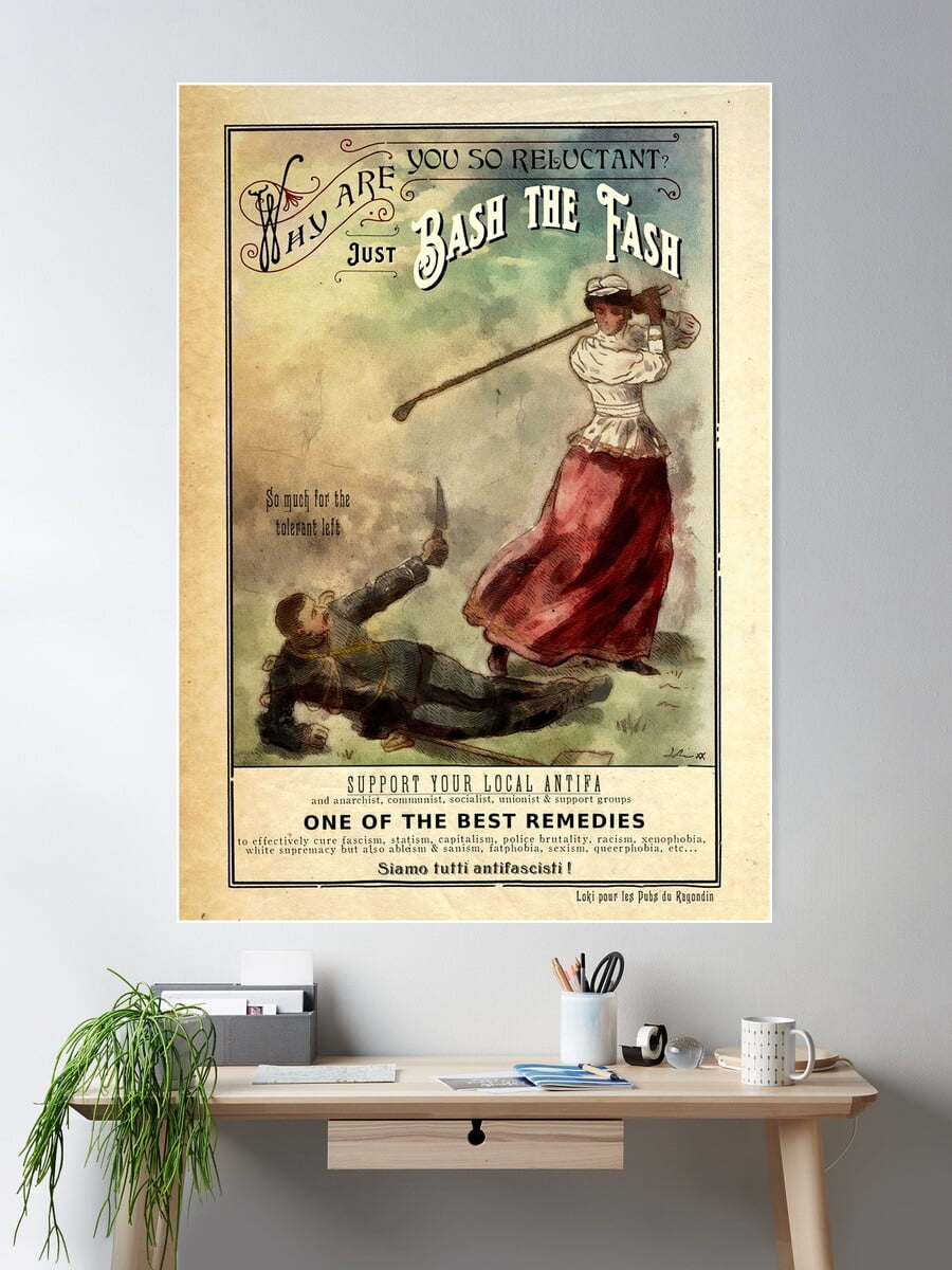 Kna Prints - Bash The Fash ! Poster Wall Art, Modern Wall Decor For ...