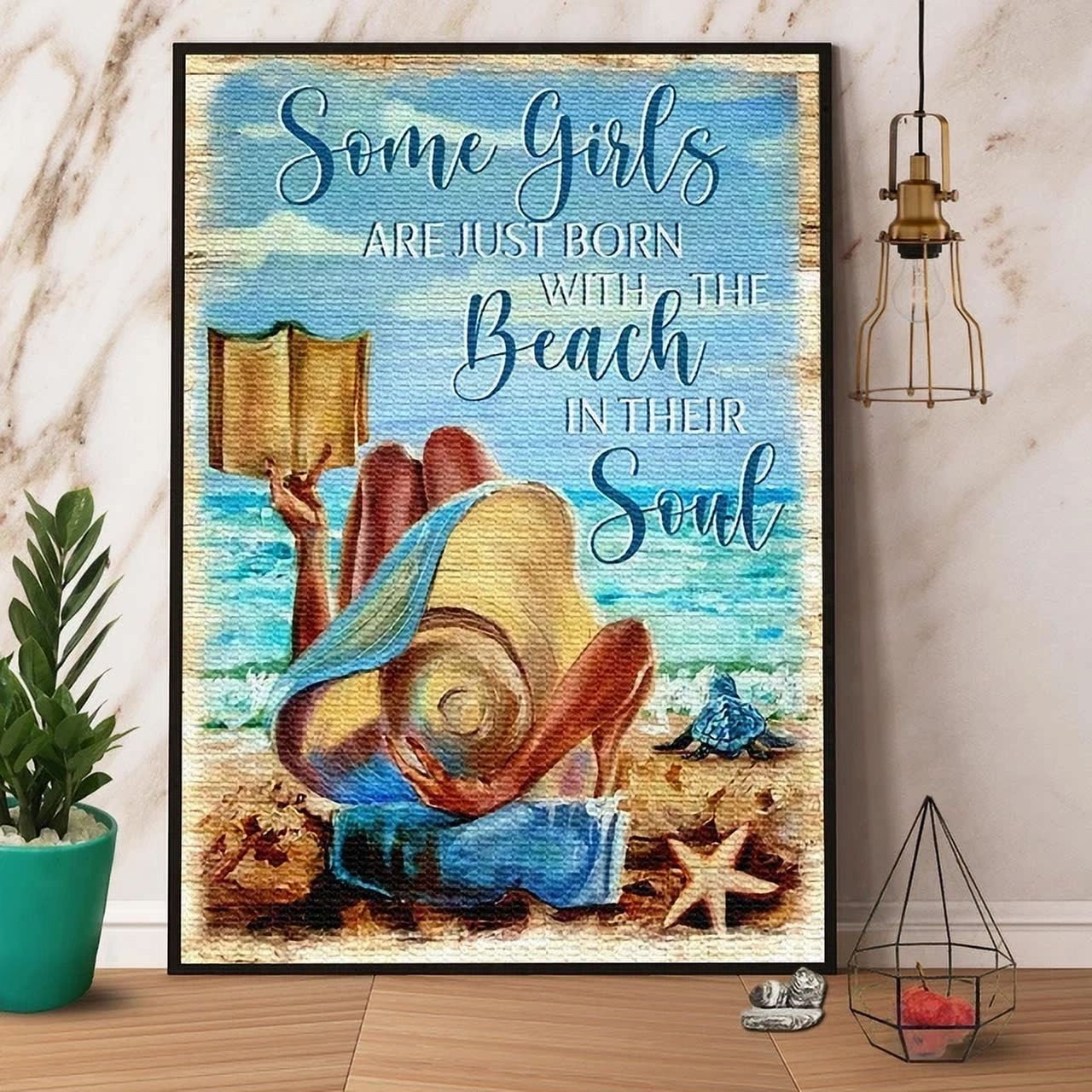 Kna Prints - Beach Some Girls Are Just Born With The Beach In Their ...