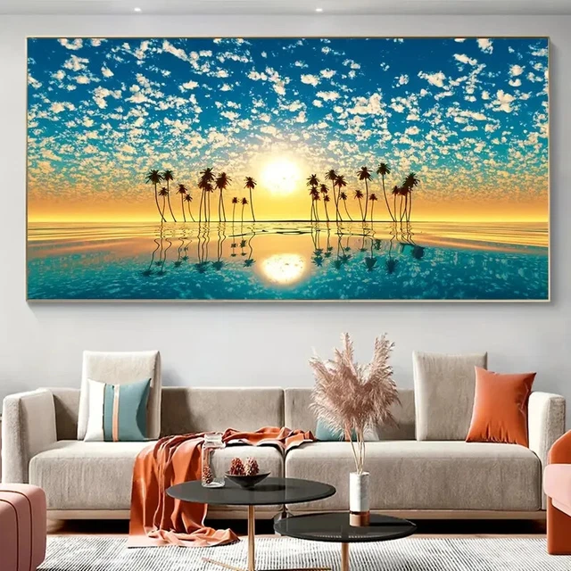 Kna Prints - Beautiful Scenery Wall Art Painting Home Decor Mural ...