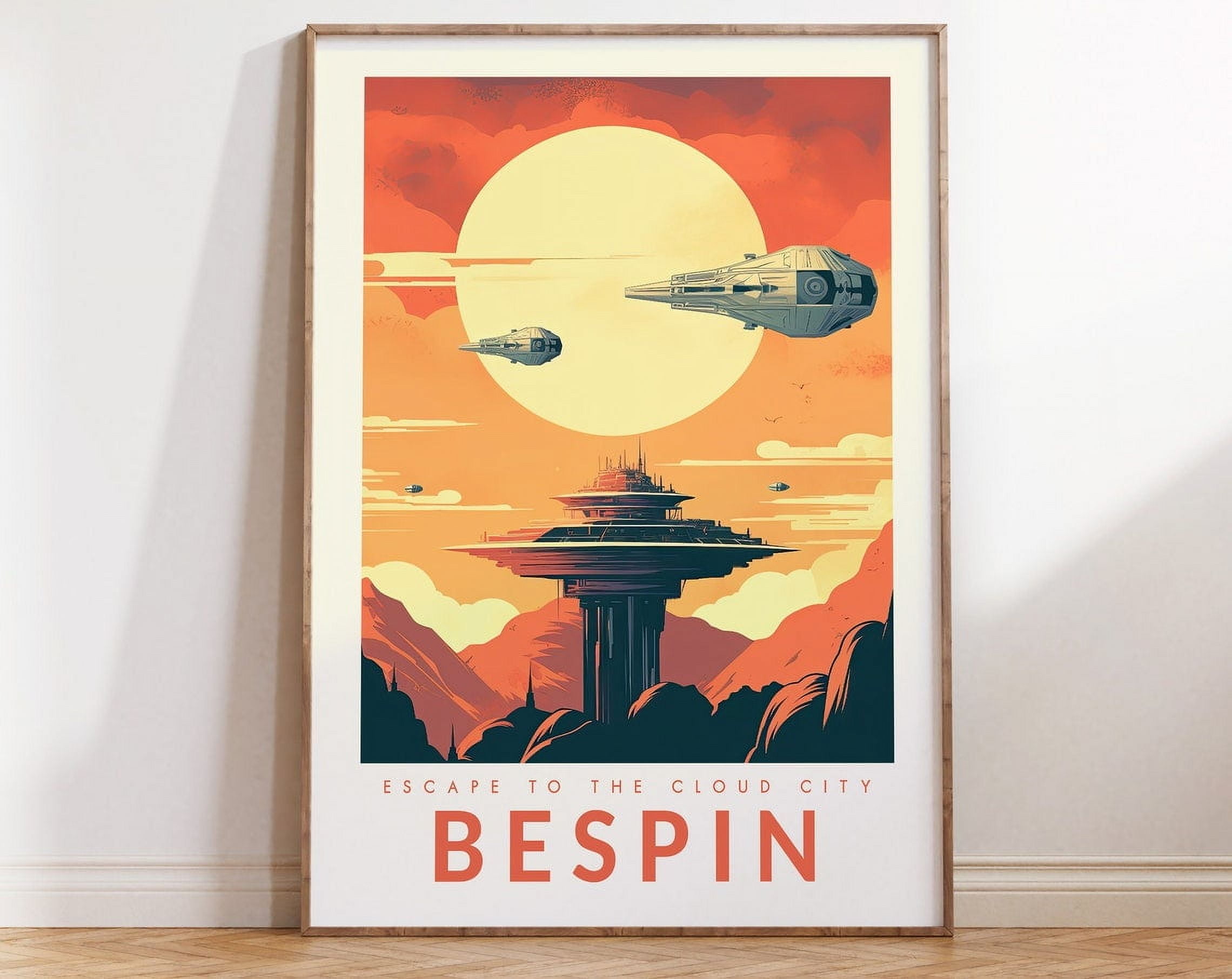 Kna Prints - Bespin Star Wars Planet , Star Wars Bespin Travel Galaxy Wall Art, Hoth, Bespin ...