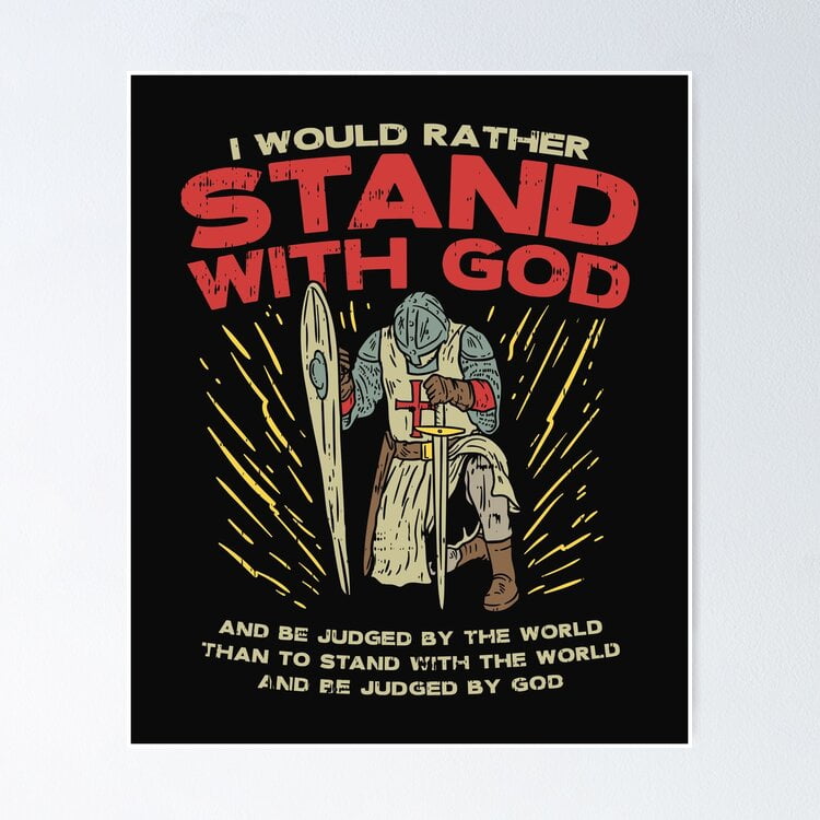 Kna Prints - Bible Verse T Shirts God Jesus Knight Git Poster Wall Art ...