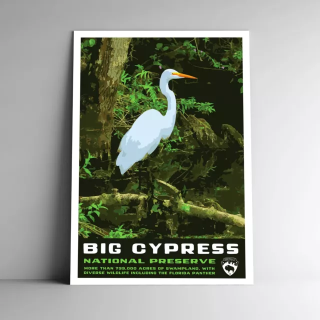 Kna Prints - Big Cypress National Seashore Travel Poster Florida Poster ...