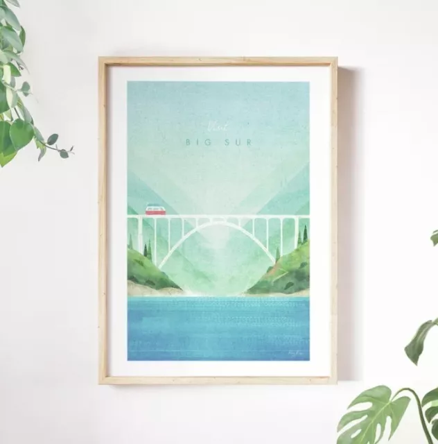 Kna Prints - Big Sur Print By Henry Rivers | Bixby Bridge Wall Art For ...