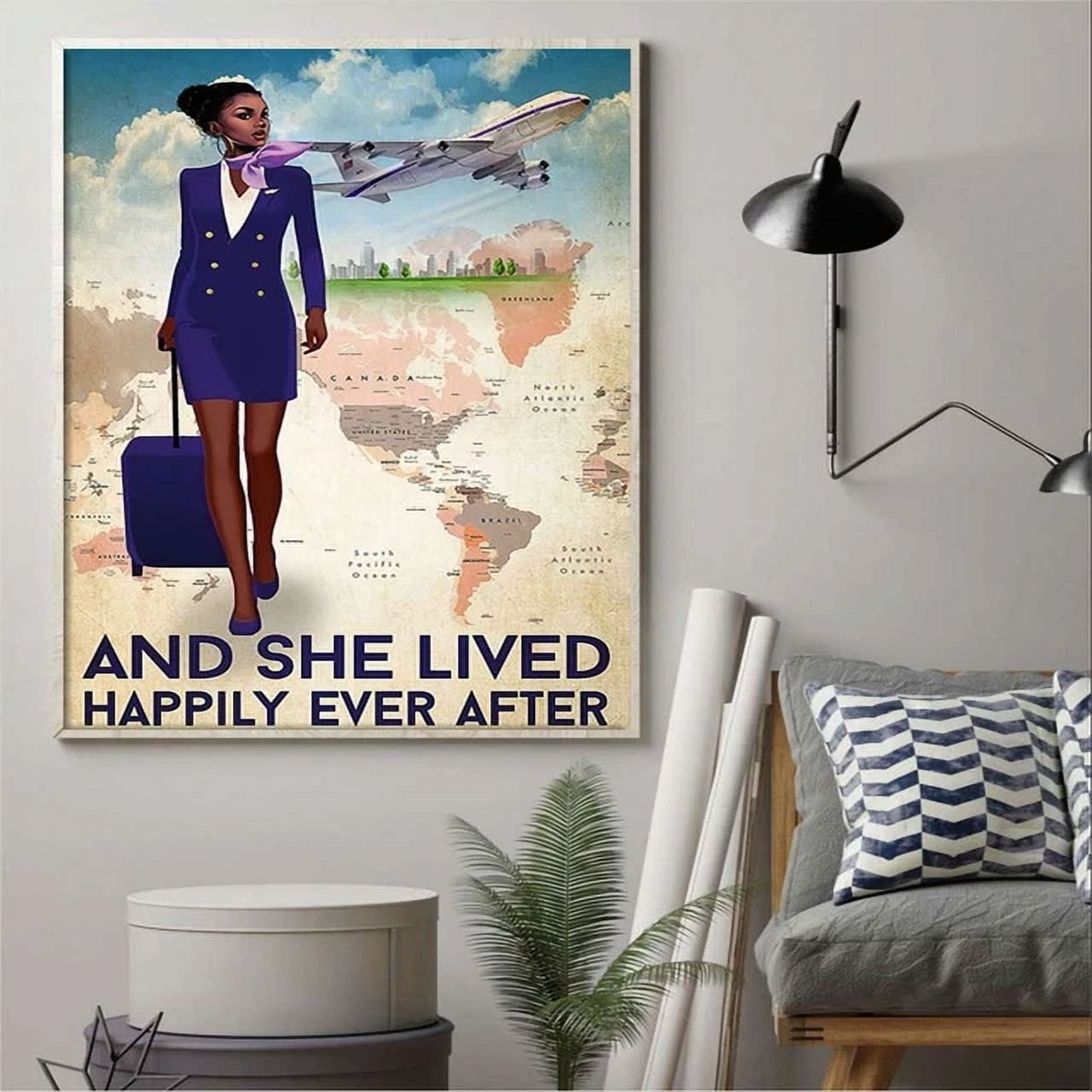 Kna Prints - Black Girl And She Lived Happily Ever After Poster Home ...