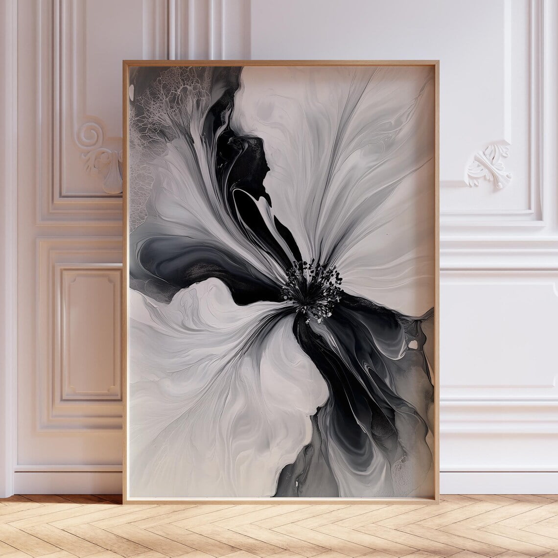 Kna Prints - Black And White Modern Botanical Prints, Mid Century ...