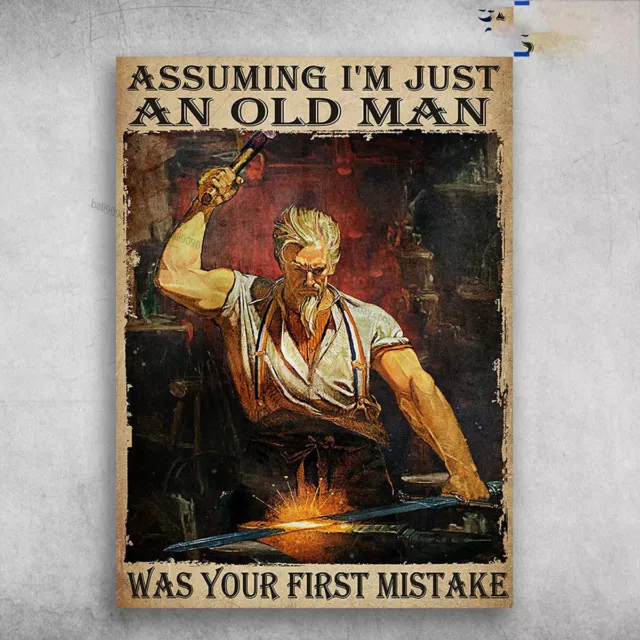 Kna Prints - Blacksmith Old Man - Assuming I'M Just An Old Man, Was ...