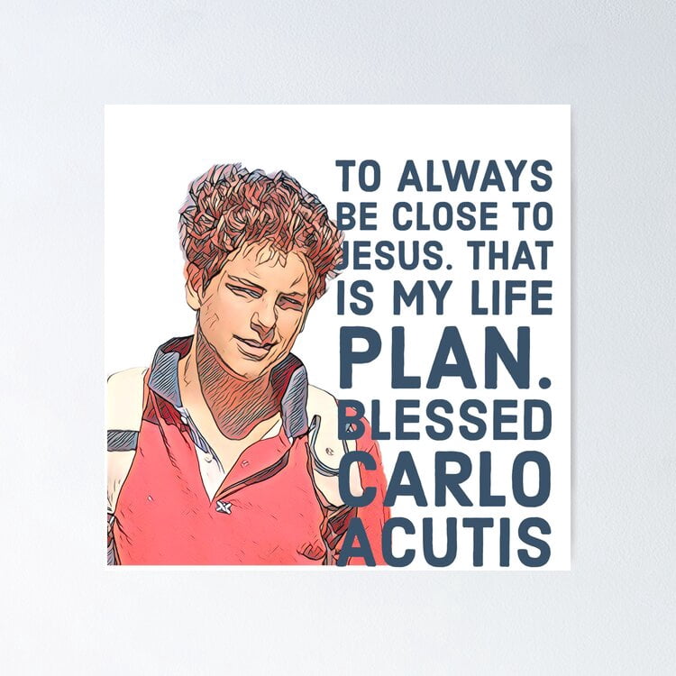 Kna Prints - Blessed Carlo Acutis Poster Wall Art Print For Home Decor ...