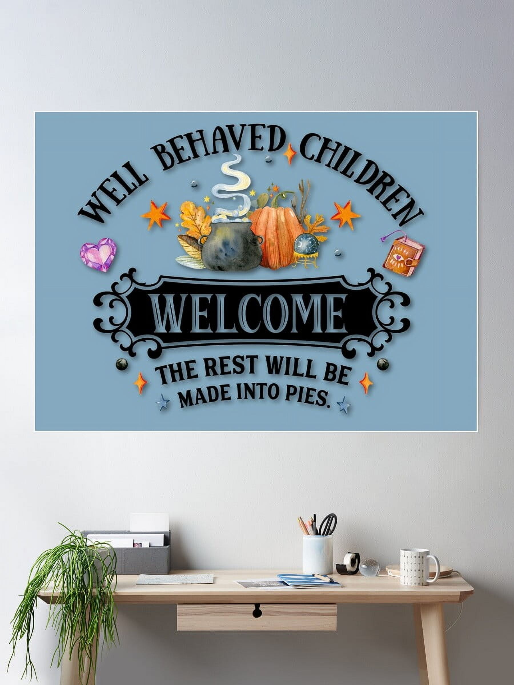 Kna Prints - Boho Dusty Blue, Cottagecore - Well Behaved Children ...