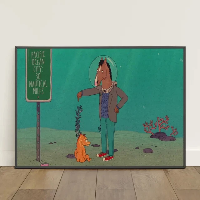 Kna Prints - Bojack Horseman Poster 3 For Home Decor, Living Room, Bedroom, Office, UNFRAMED ...