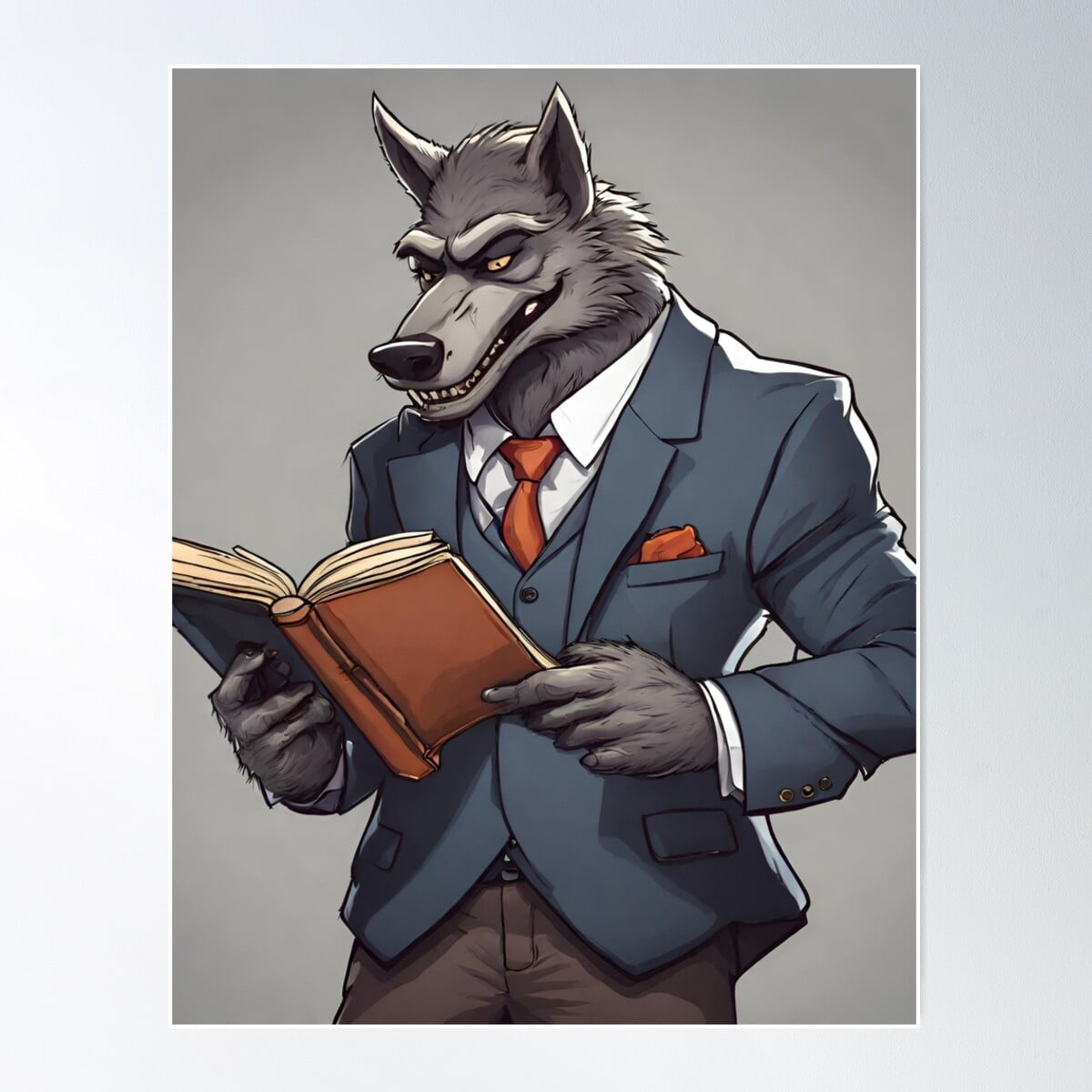 Kna Prints - Book Wolf Ryan #2 Poster, UNFRAMED-24x36 - Walmart.com