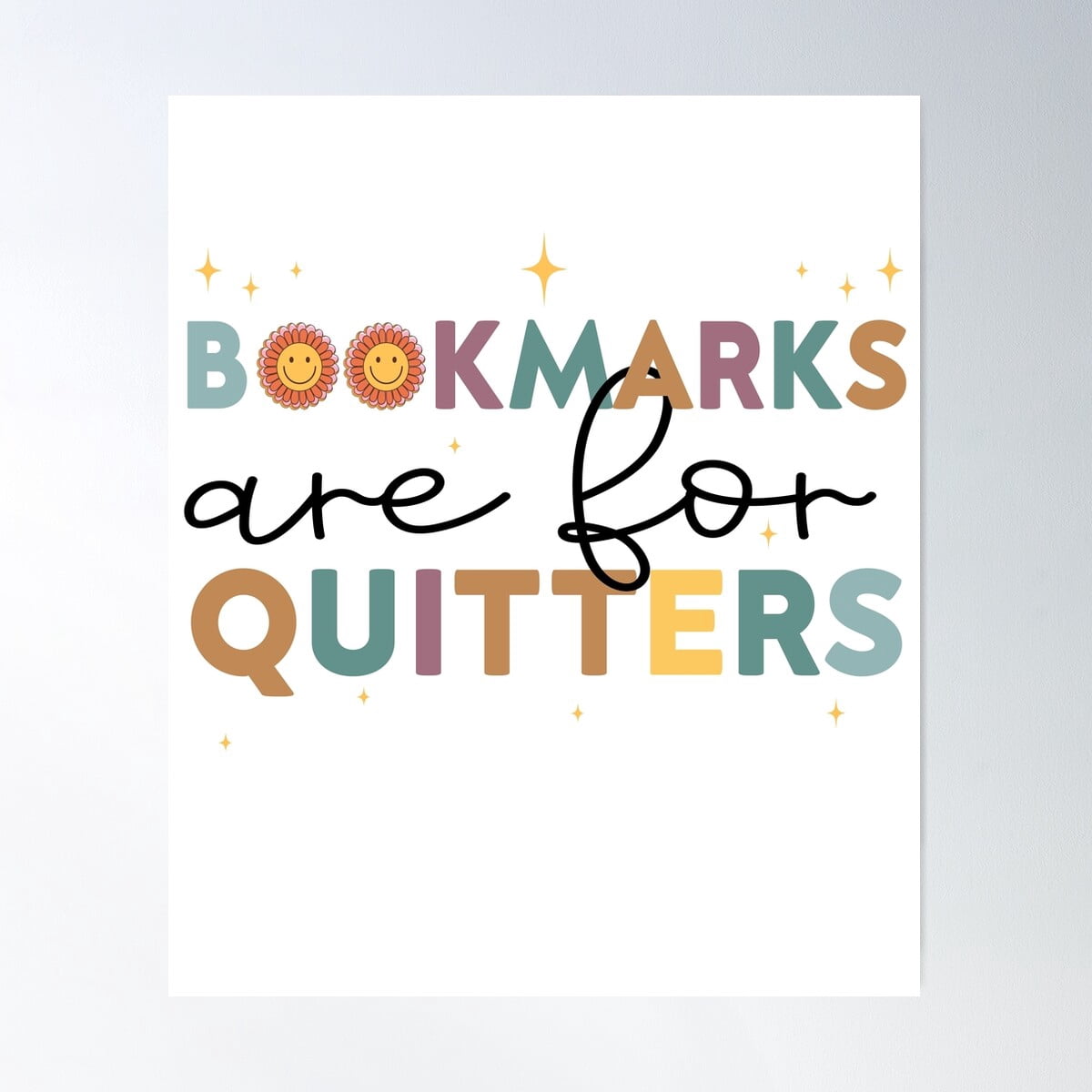 Kna Prints - Bookmarks Are For Quitters Teacher Bookmarks Reading ...