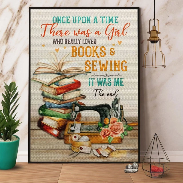 Kna Prints - Books & Sewing A Girl Who Really Loves Sewing And Books ...