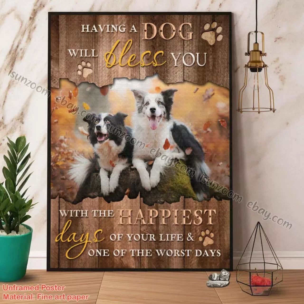 Kna Prints - Border Collie Having A Dog Will Bless You With The ...