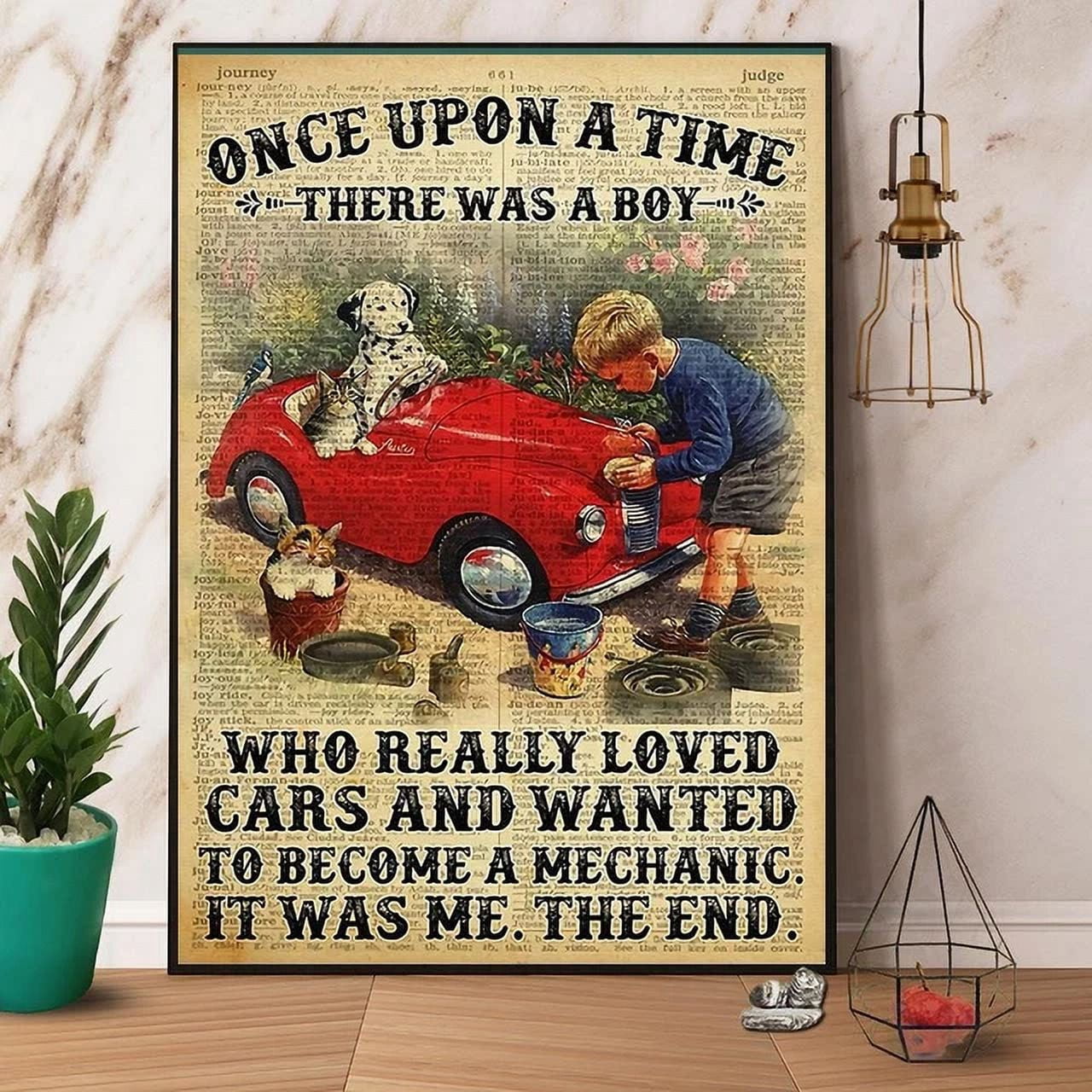 Kna Prints - There Was A Boy Who Really Loved Cars And Wanted To Become ...