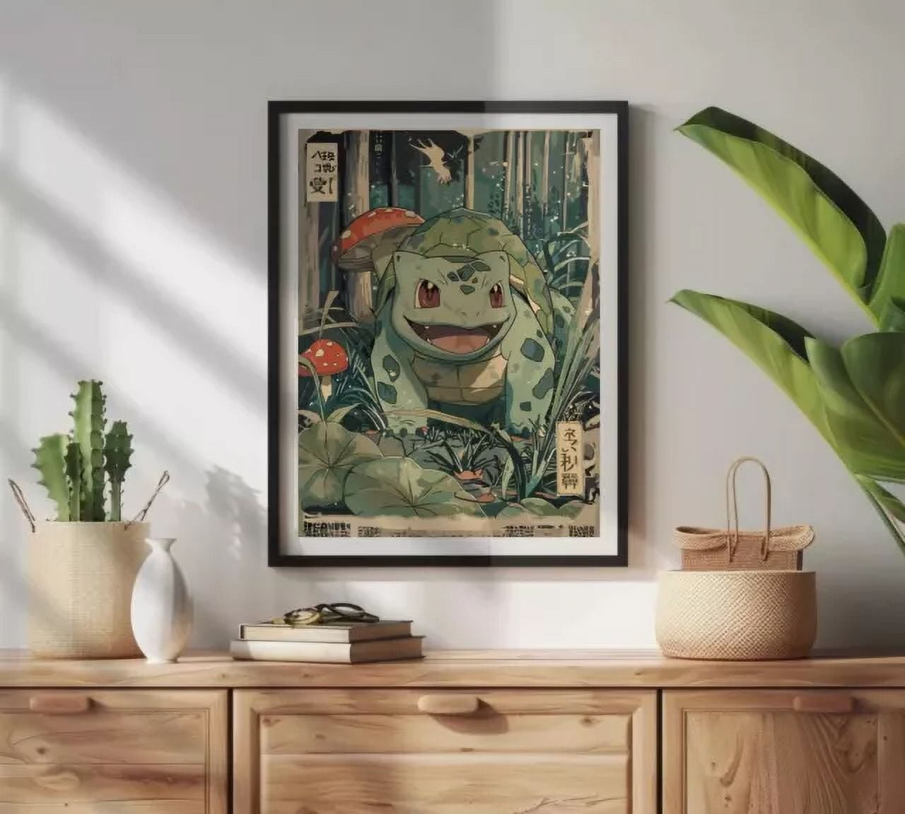 Kna Prints - Bulbasaur - Japanese Style Pokemon Art Print - Kir 8321 ...