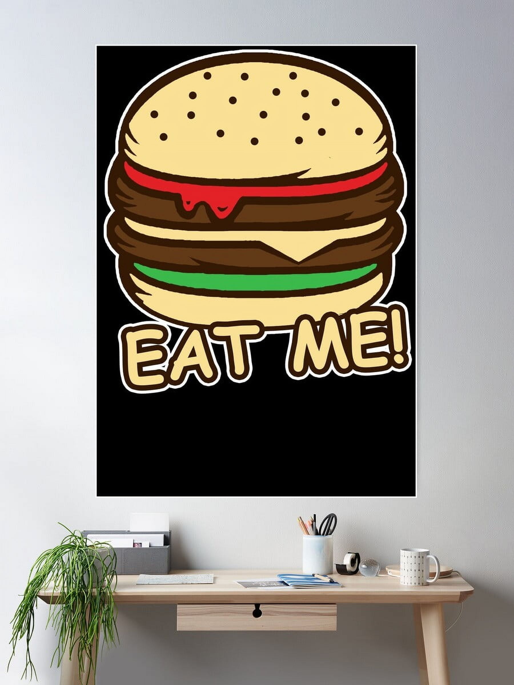 Kna Prints - Burger Cheese Cuisine For Home Decor, Living Room, Bedroom ...