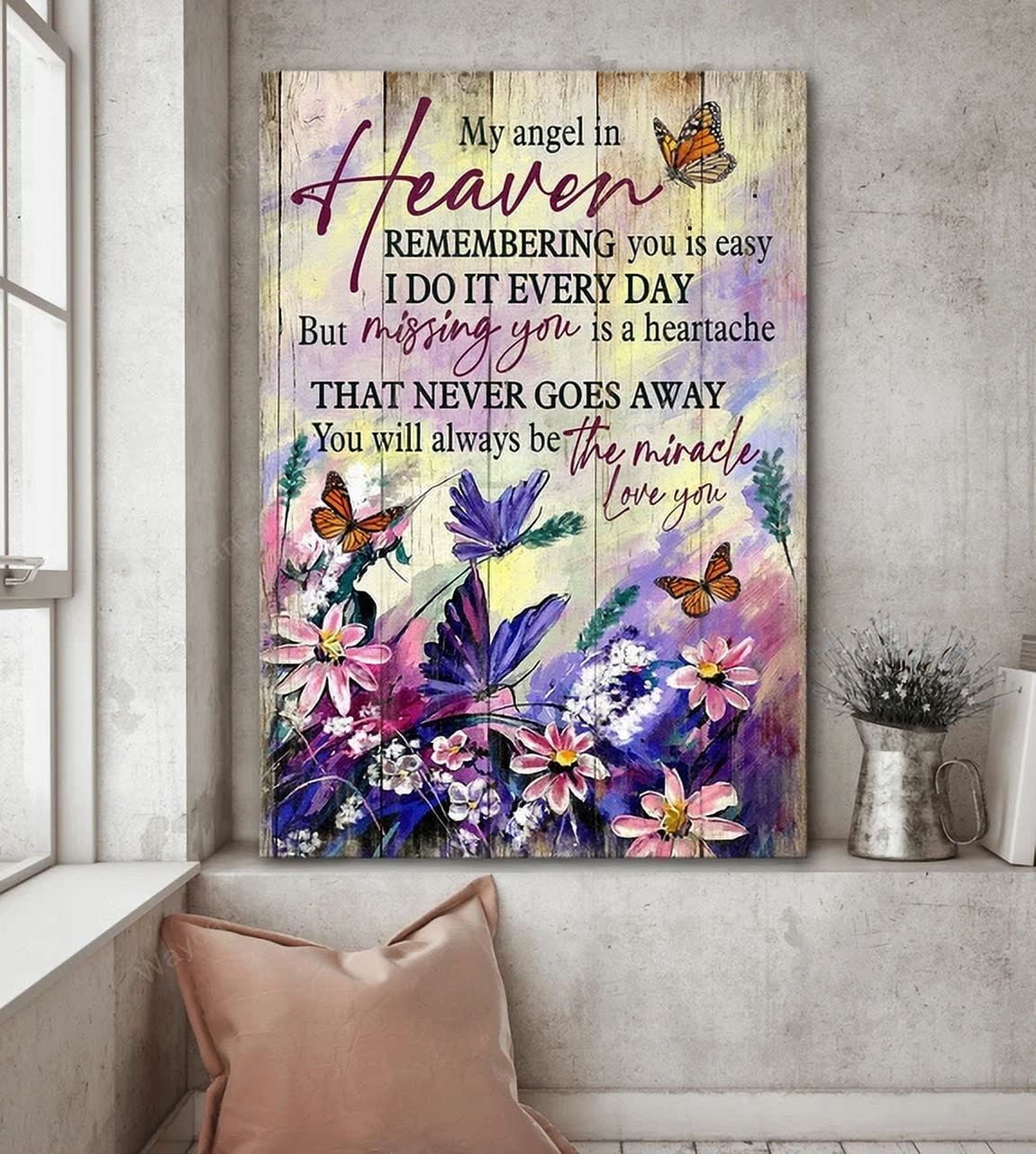 Kna Prints - Butterfly - My Angel In Heaven, You Are My Miracle ...