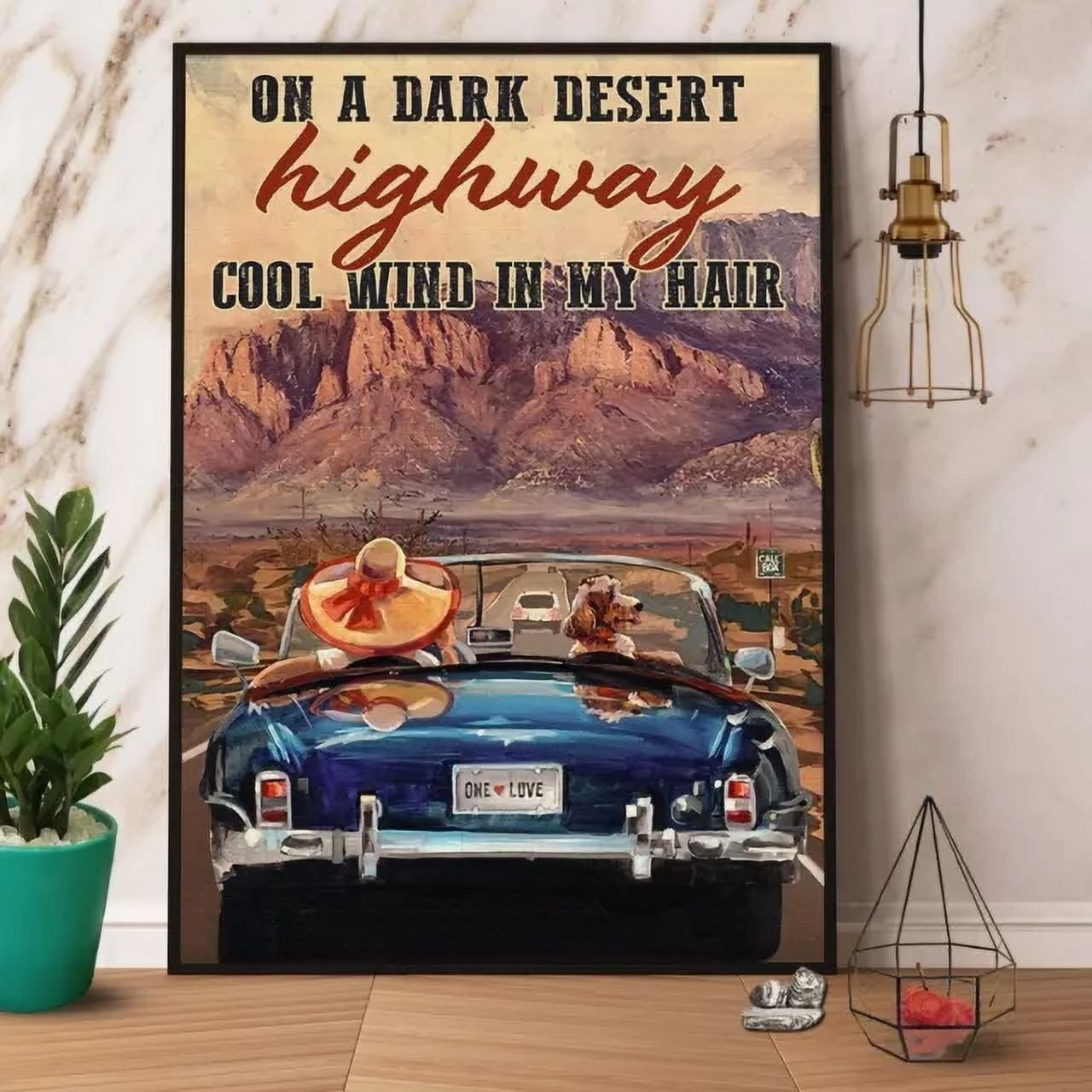 Kna Prints - Camping On A Dark Desert Highway Cool In My Hair Paper ...