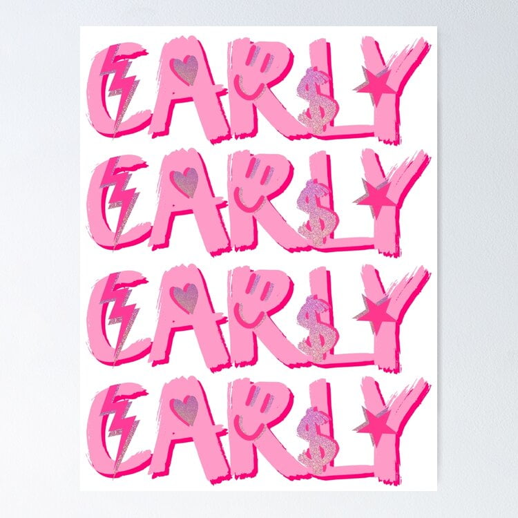 Kna Prints - Carly Name Poster, UNFRAMED-8x12 - Walmart.com