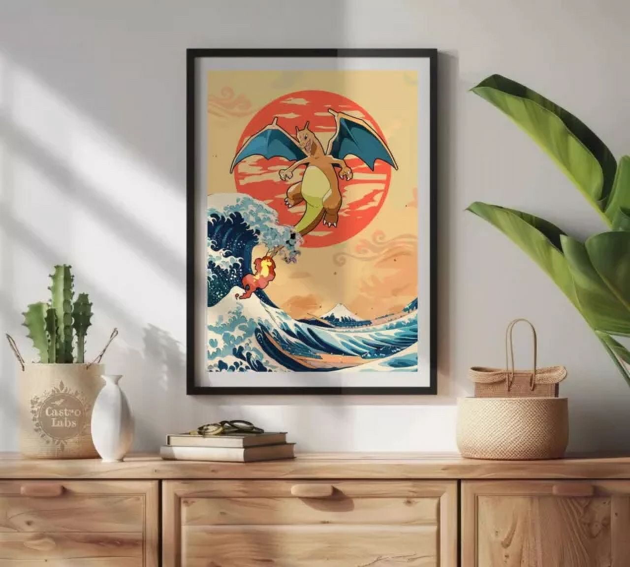 Kna Prints - Chartizartd Above The Great Wave Of Kanagawa - Japanese ...