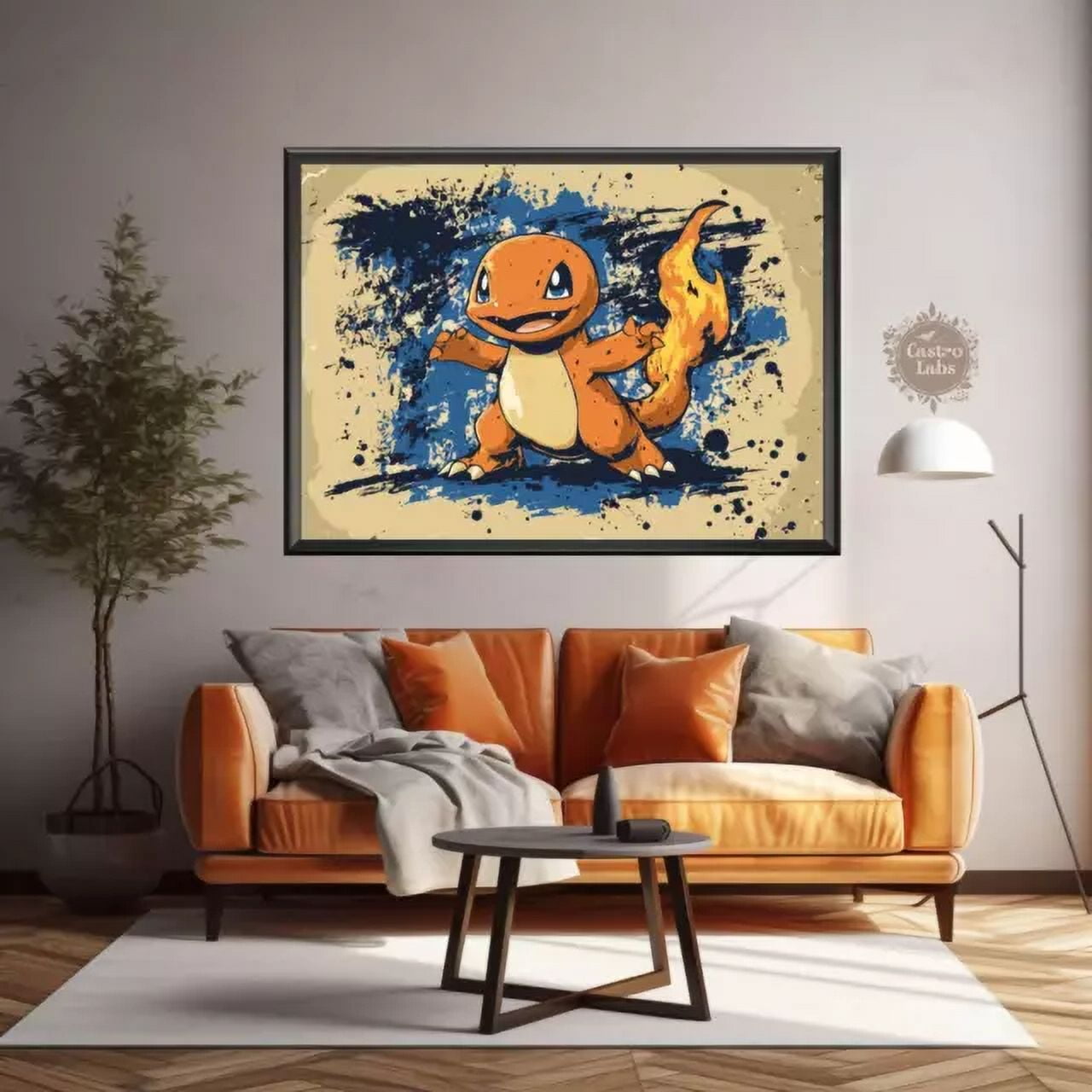 Kna Prints - Chartmander: Japanese Tapestry Pokemon Inspired Anime ...