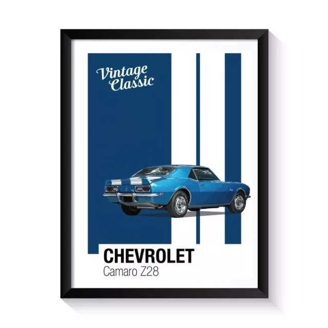 Kna Prints - Chevrolet Camaro, American Muscle Cars, Printable Poster ...