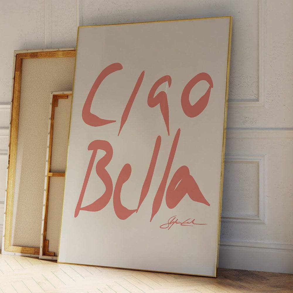 Kna Prints - Ciao Bella Print, Mid Century Print, Aesthetic Wall Art ...