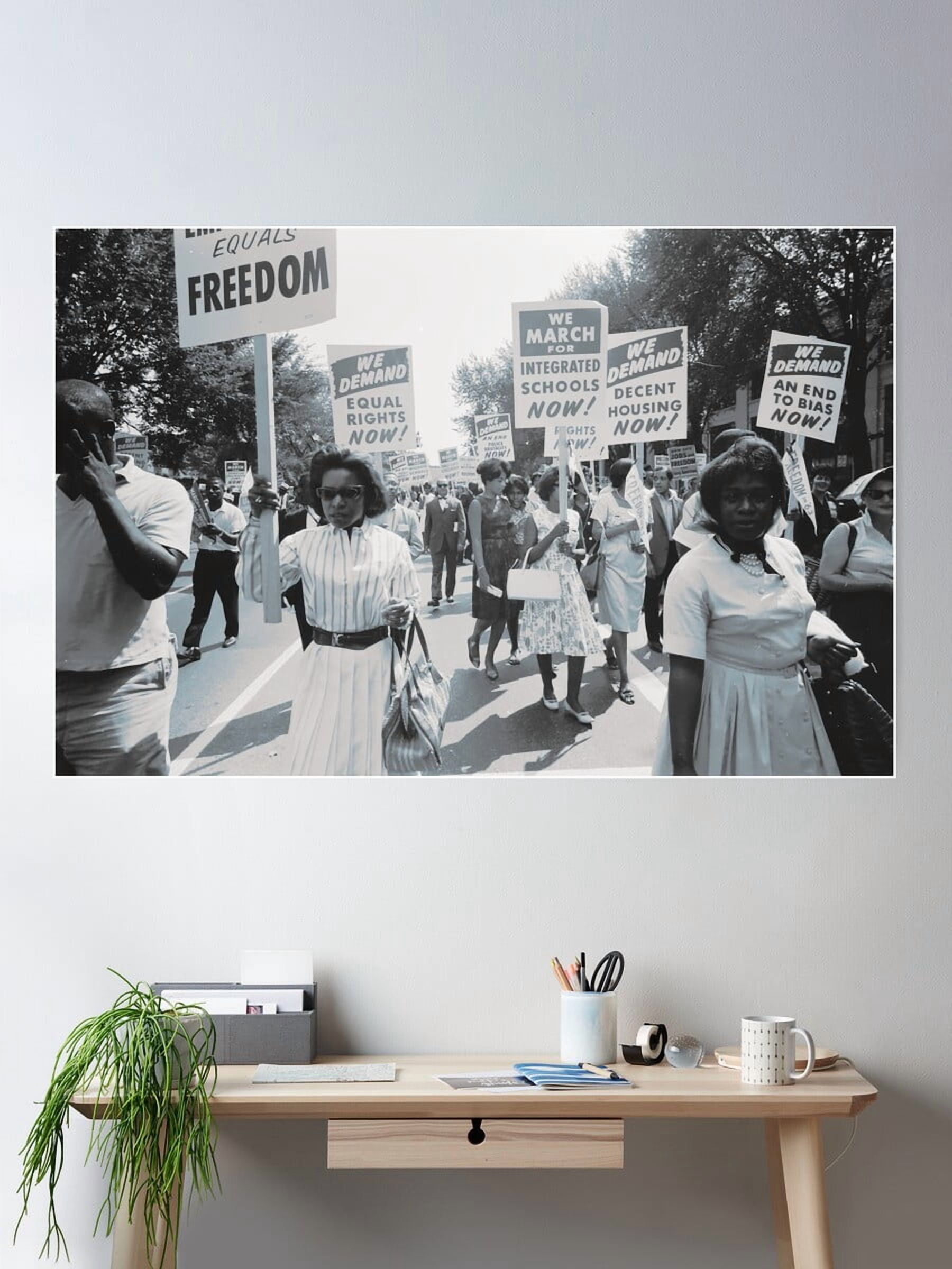 Kna Prints - Civil Rights March On Washington, D.C. Poster , UNFRAMED ...