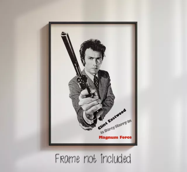Kna Prints - Clint Eastwood Magnum Force Repro Film - High Quality Wall ...