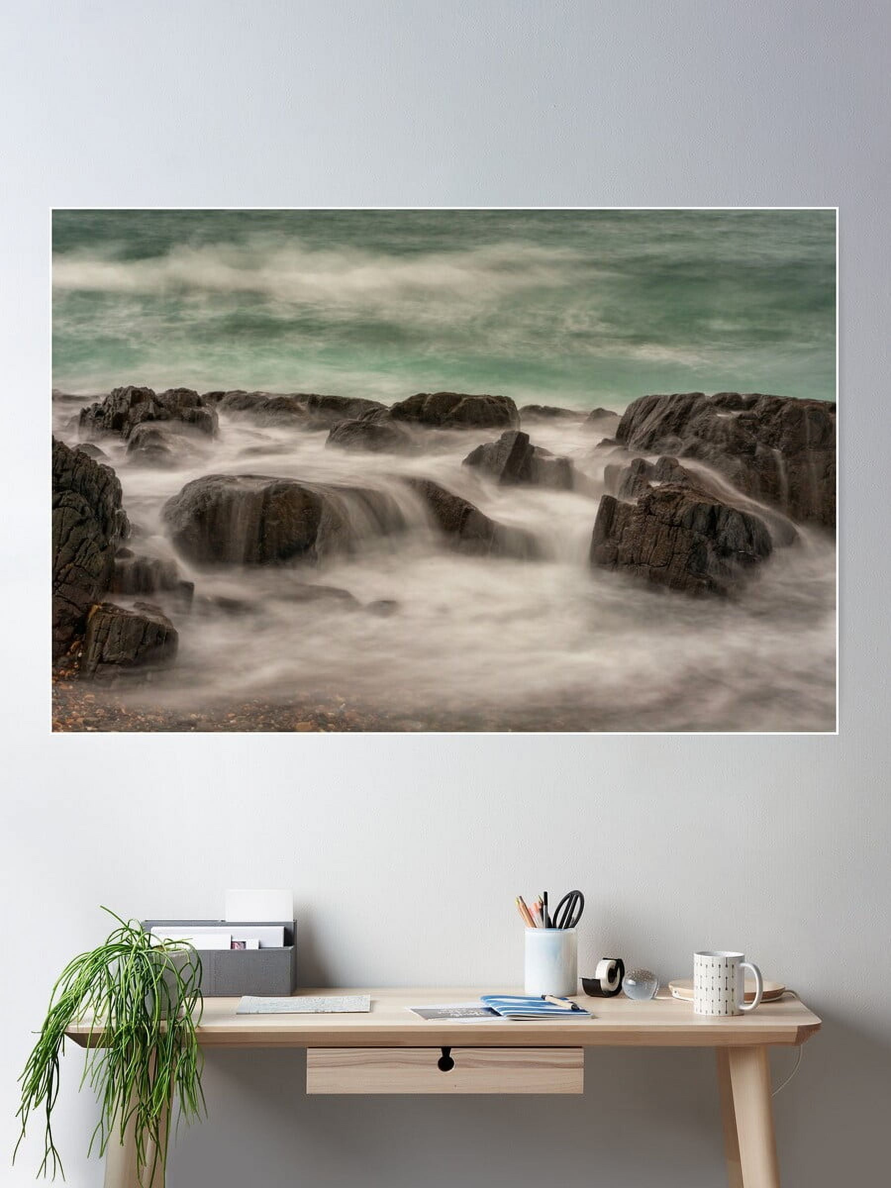 Kna Prints - Coastal Flow Poster , UNFRAMED-12x18 - Walmart.com