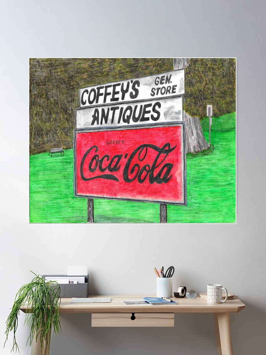 Kna Prints - Coffey'S General Store Sign, Edgemont, Nc - Circa 1960'S ...