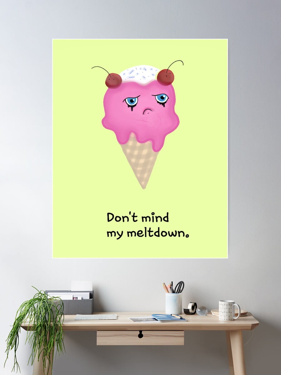 Kna Prints - Cone-Trol Your Emotions Young Lady. Poster Wall Art ...