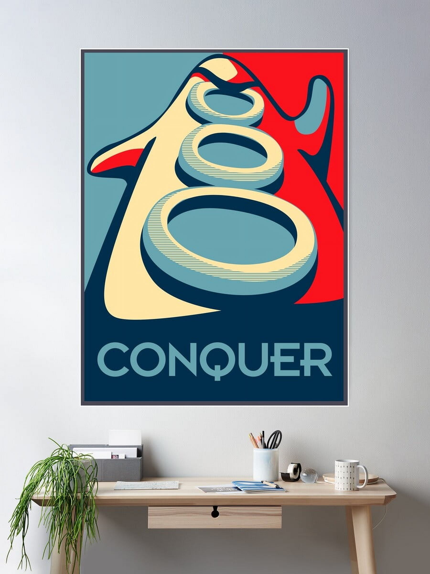 Kna Prints - Conquer Poster , UNFRAMED-12x18 - Walmart.com