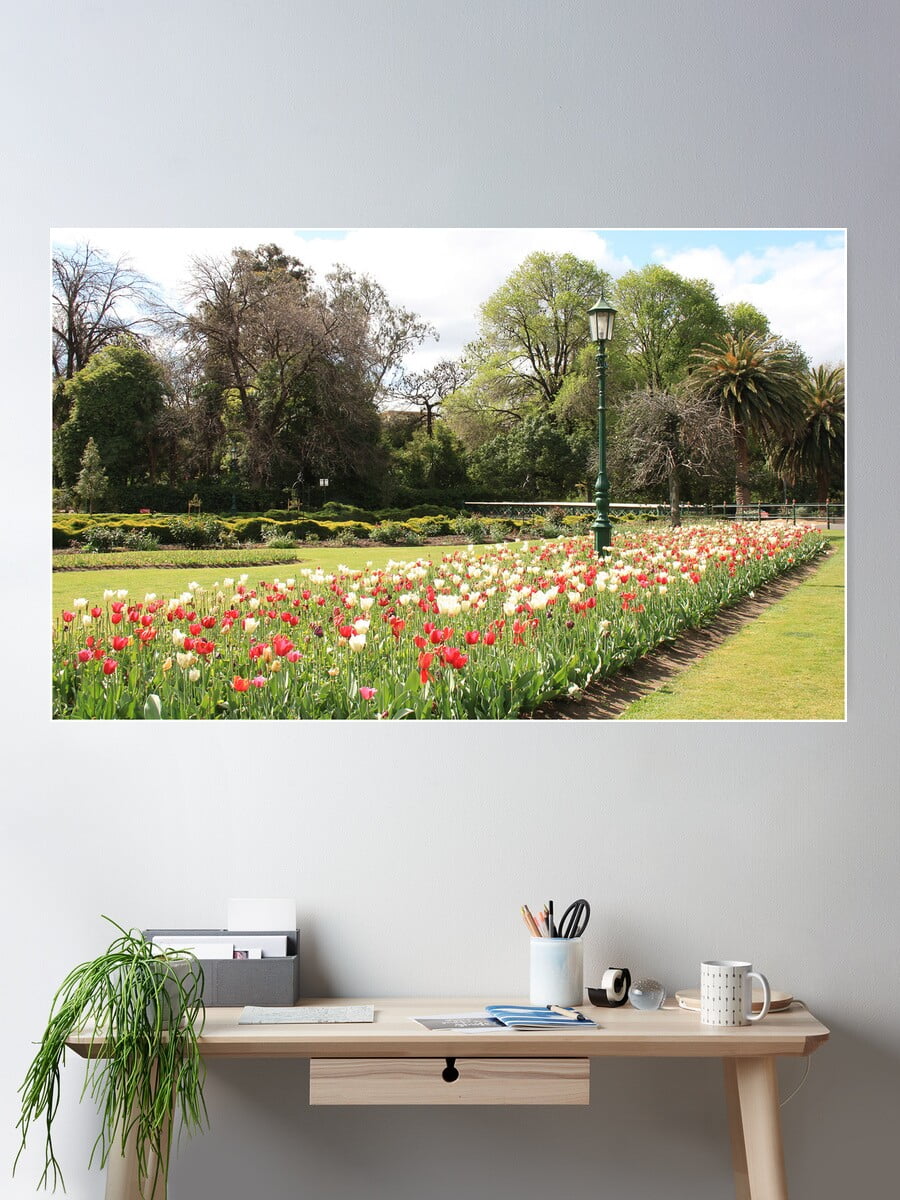 Kna Prints - Conservatory Garden Poster Wall Art, Modern Wall Decor For ...