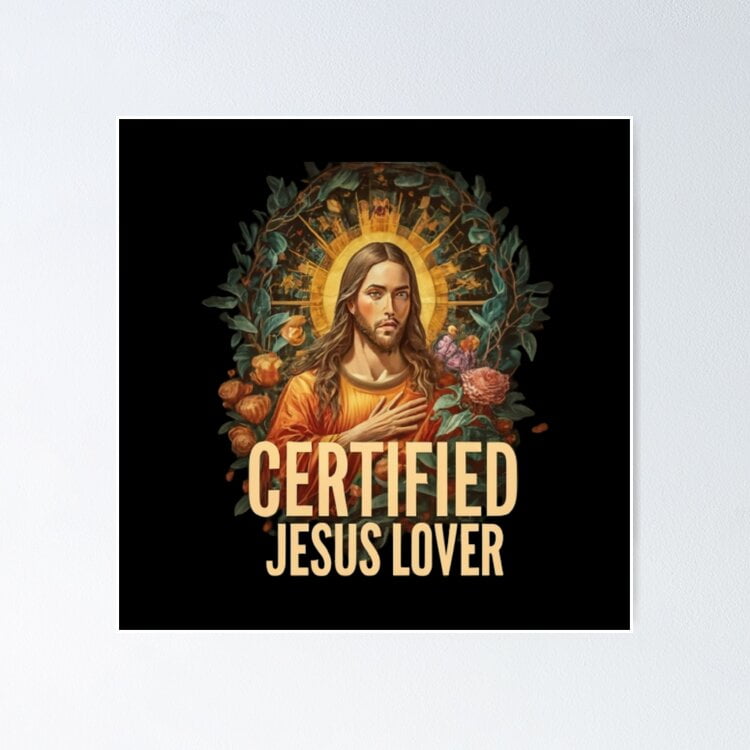 Kna Prints - Copy O "Certiied Jesus Lover"Jesus On The Cross, Christian ...