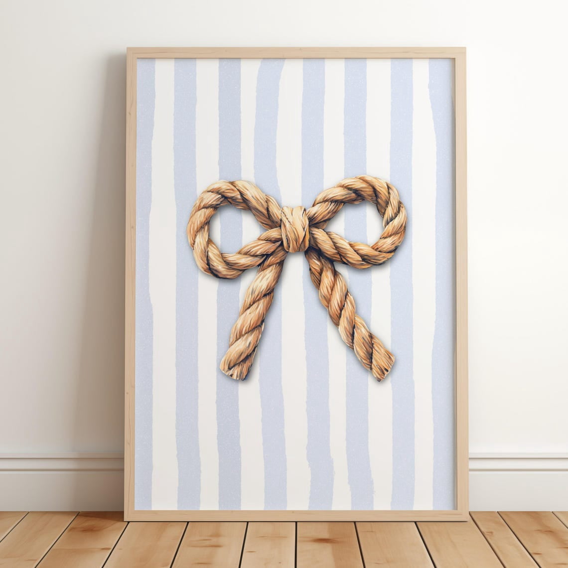 Kna Prints - Coquette Rope Bow Wall Art Fisherman Aesthetic Nautical ...