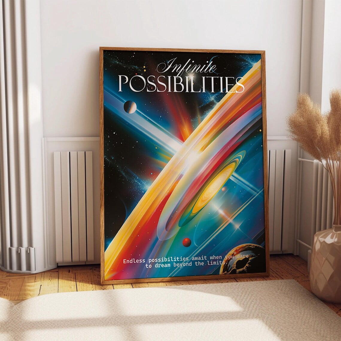 Kna Prints - Cosmic Space Art Print - Colorful Galactic Visions Poster ...