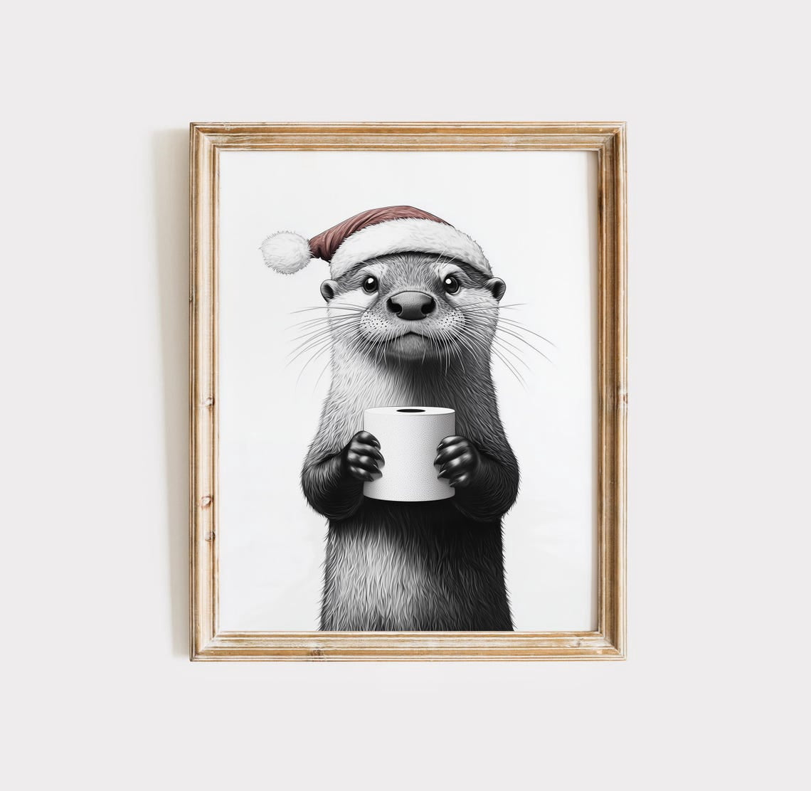 Kna Prints - Countdown Otter Animal Bathroom Otter Gift Otter Art ...