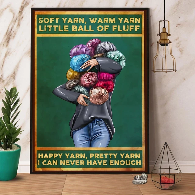 Kna Prints - Crochet And Knitting Soft Yarn Warm Yarn Little Ball Of ...