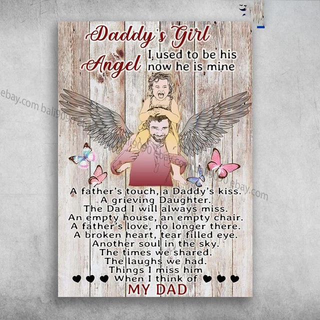 Kna Prints - Dad And Daughter, Angel Dad - Daddy'S Girl, I Used To Be ...