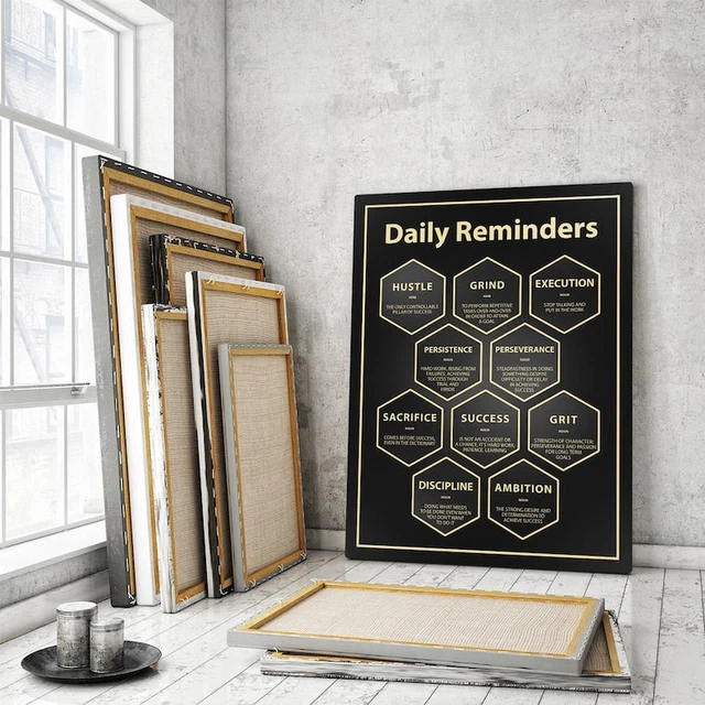 Kna Prints - Daily Reminders Motivational Modern Art Print Wall Art ...