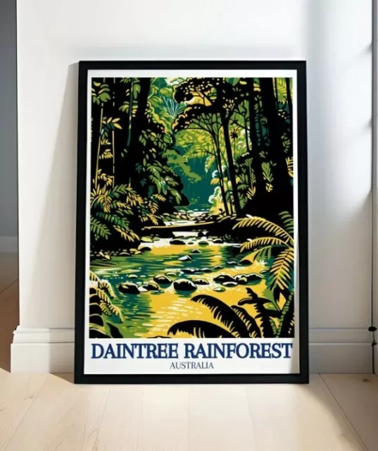 Kna Prints - Daintree Rainforest Travel Posters - Mossman Gorge Art For ...