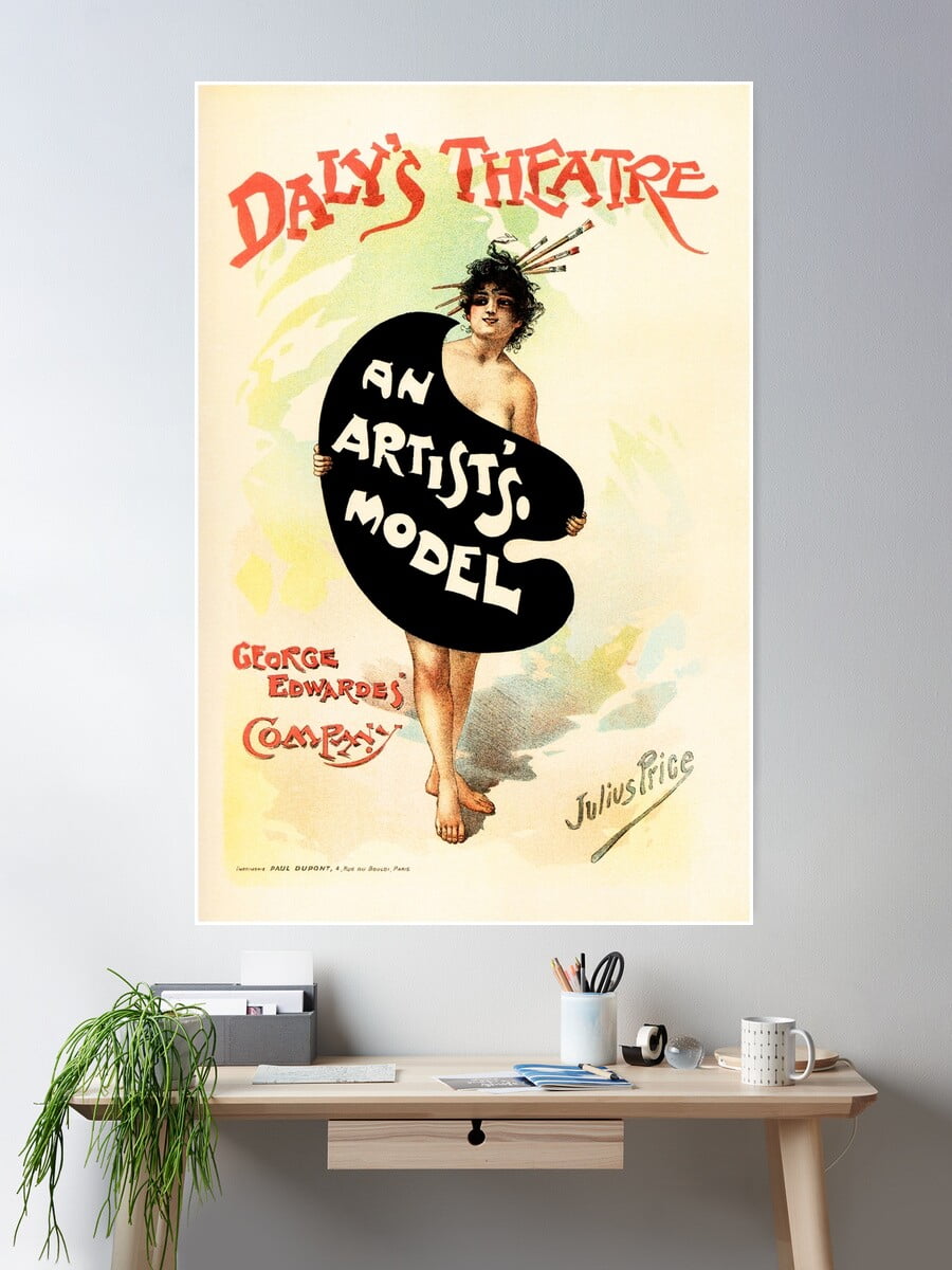 Kna Prints - Daly'S Theatre By Julius Price French Art Nouveau Vintage ...