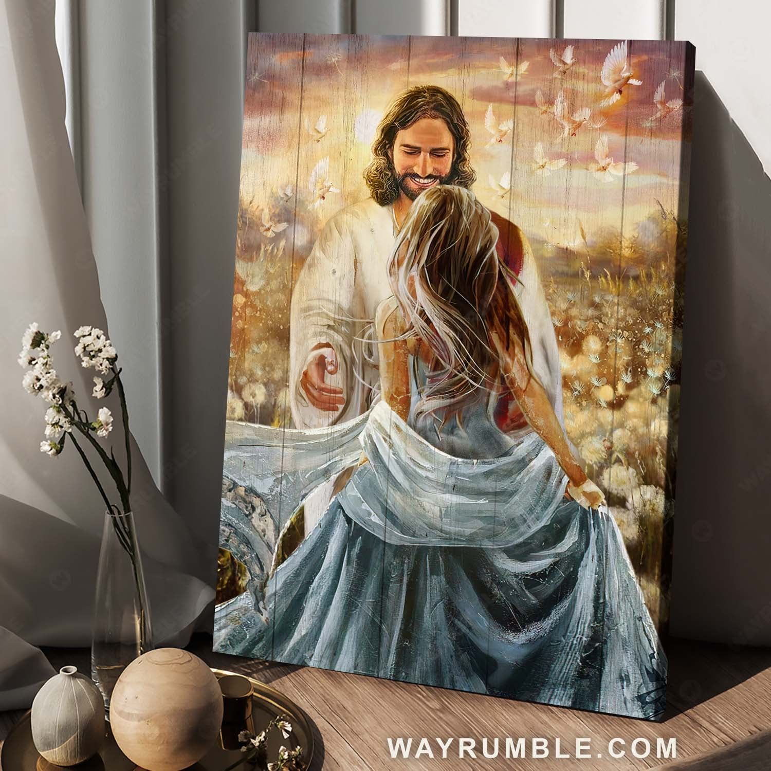 Kna Prints - Dandelion Field, Beautiful Sunset, Holy Spirit Dove ...