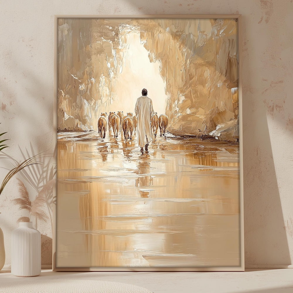 Kna Prints - Daniel In The Lions' Den Christian Bible Art, Modern Bible ...