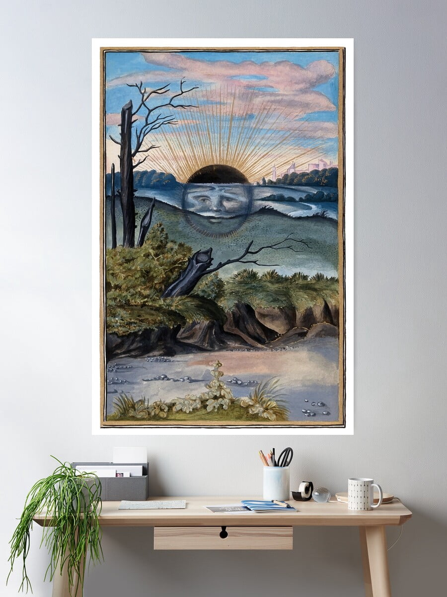Kna Prints - Dark Sun, From Splendor Solis, 16Th Century Poster Wall ...
