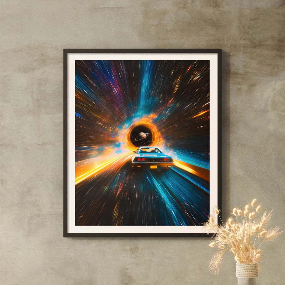 Kna Prints - Dazzling Space Race, Collage By Taudalpoi: Cosmic Art ...