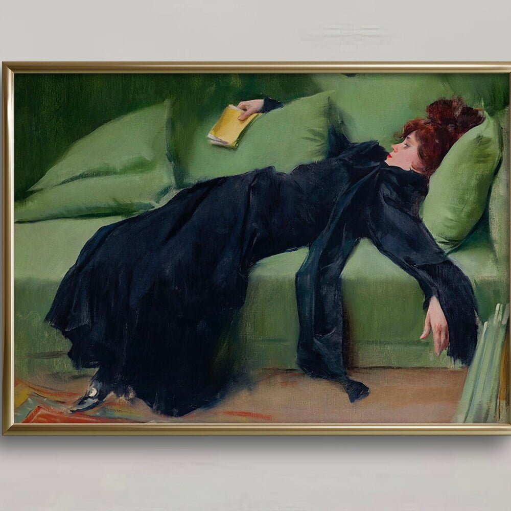 Kna Prints - Decadent Young Woman, Woman Portrait, Vintage Wall Art ...