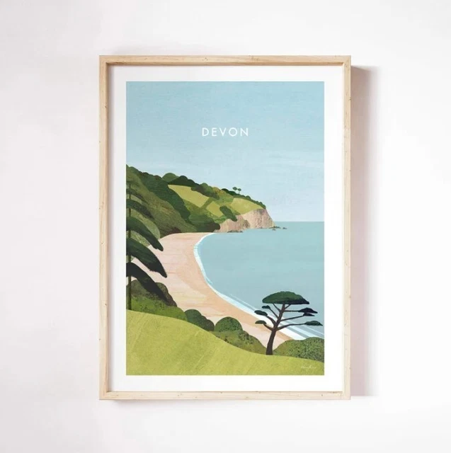 Kna Prints - Devon, Blackpool Sands Beach Print By Henry Rivers For ...
