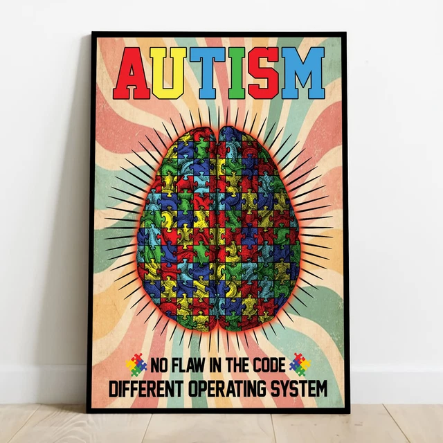 Kna Prints - Different Operating System Autism Empowerment Poster Un ...